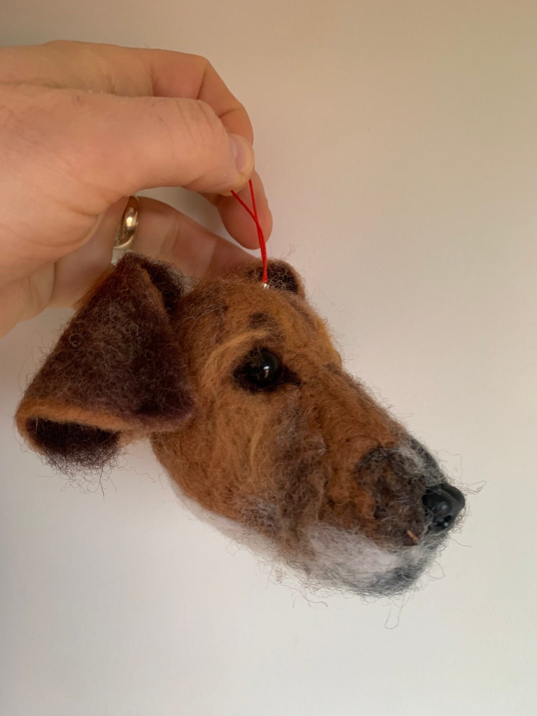 Needle Felted Hanging Jack Russel or Dachshund Sausage Dog Daxon ...