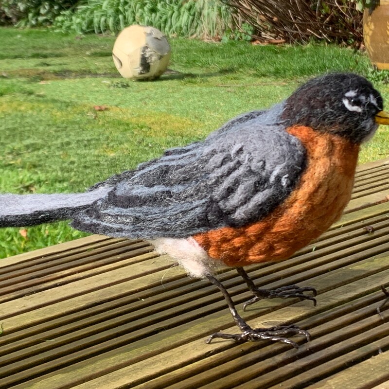 Felt Robin - Etsy UK
