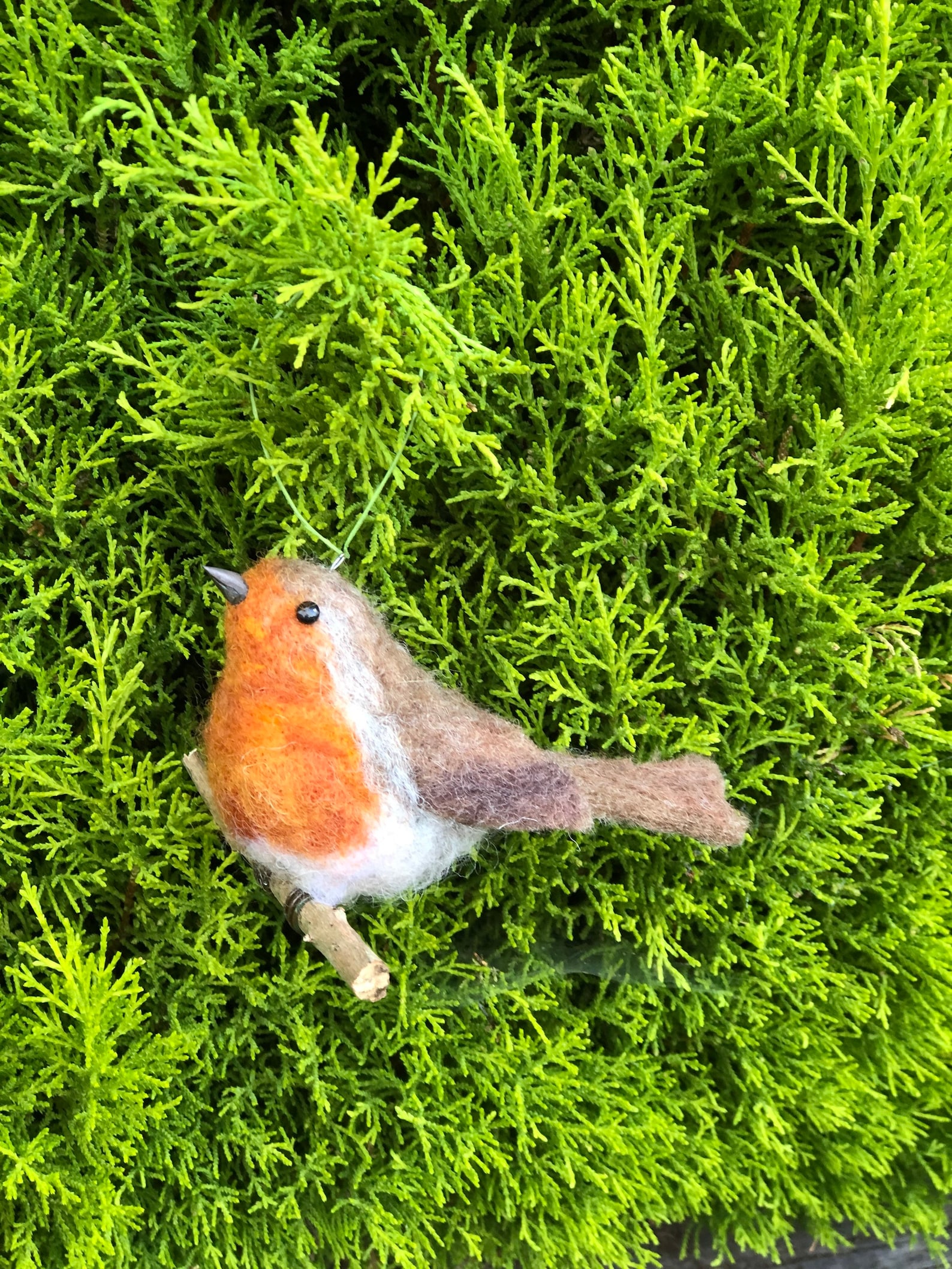 Needle Felted Robin Made to Order | Etsy