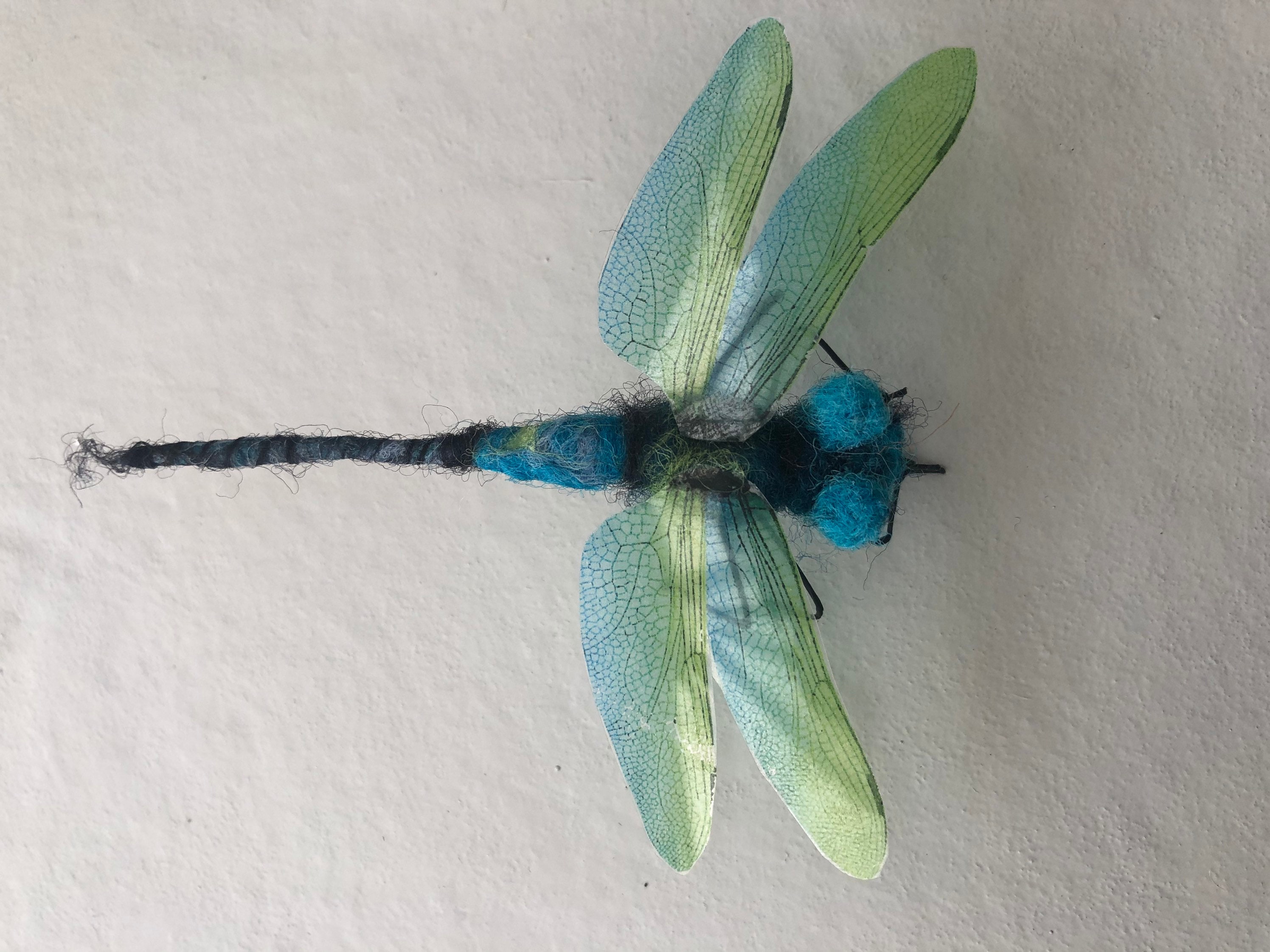 Needle Felted Dragonfly Made to Order | Etsy UK