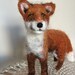 Needle Felted Fox, 2 Styles to Choose From. - Etsy UK