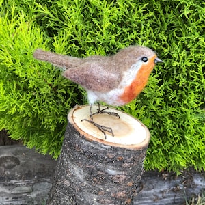 Needle Felted Robin Made to Order - Etsy