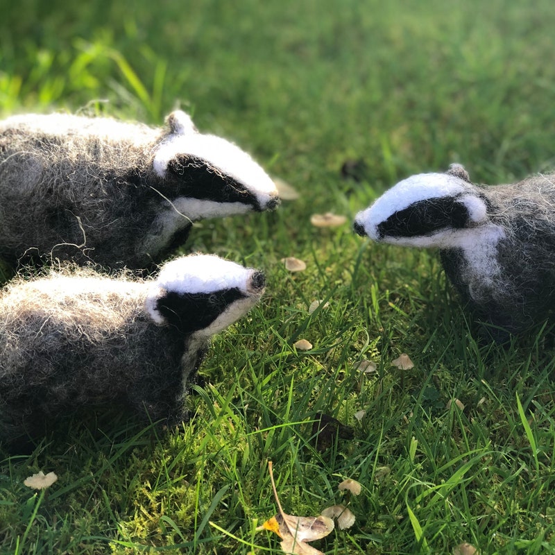 Felt Badger - Etsy