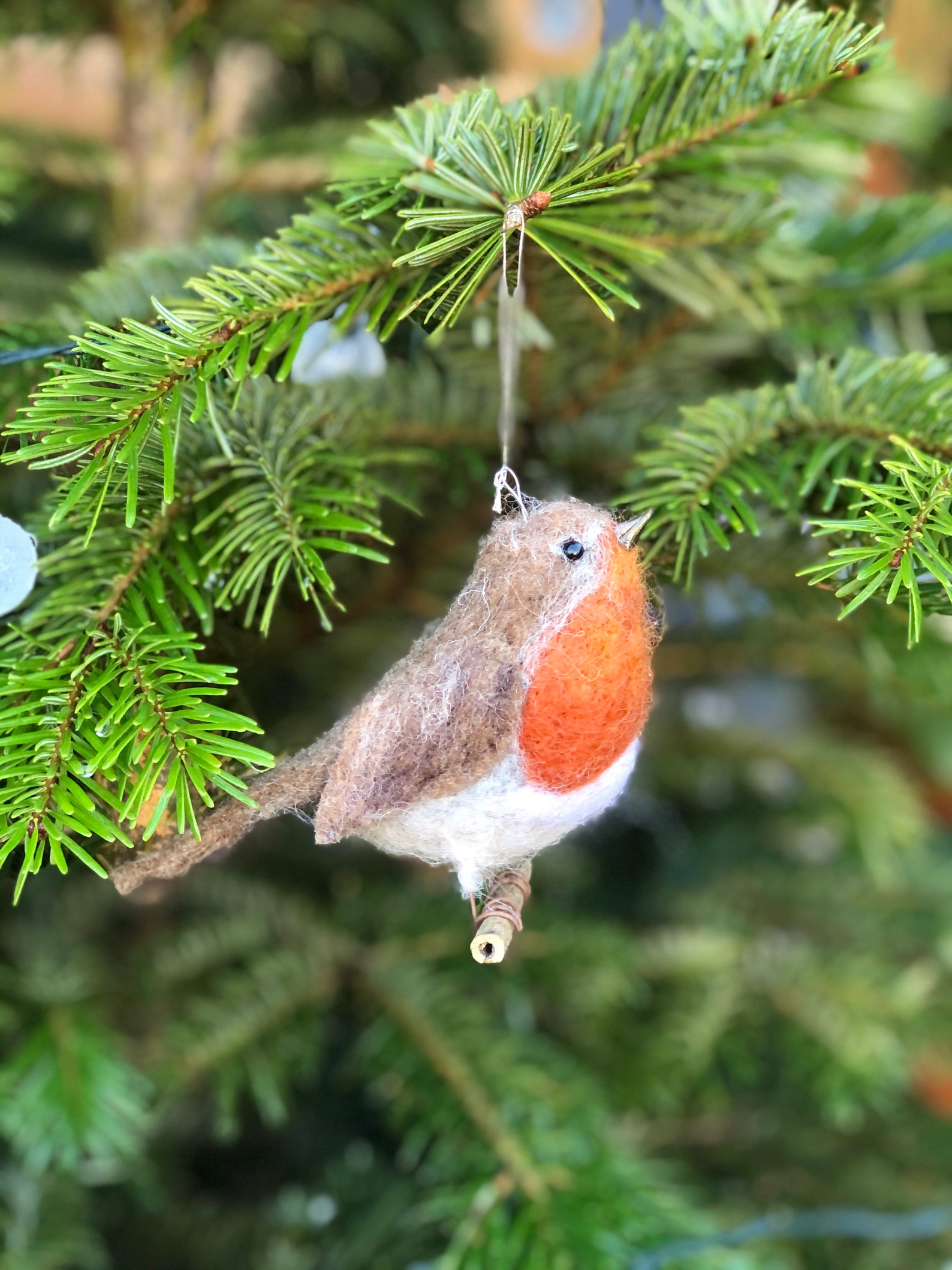 Needle Felted Robin Made to Order | Etsy