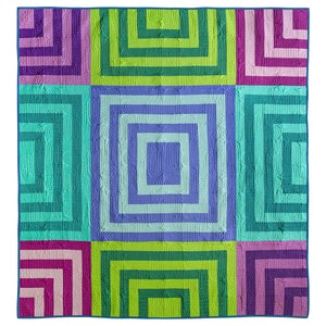 Fireside Quilt Pattern PDF Download - Easy Strip Quilt Pattern for ...