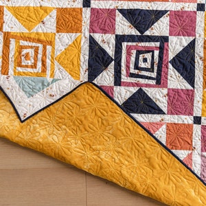 Shining Star Quilt Pattern PDF Download - Improv Star Quilt Pattern ...