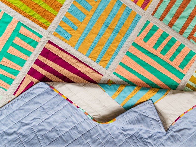 Shine Quilt Pattern PDF Download - Improv Quilt Pattern With Video ...