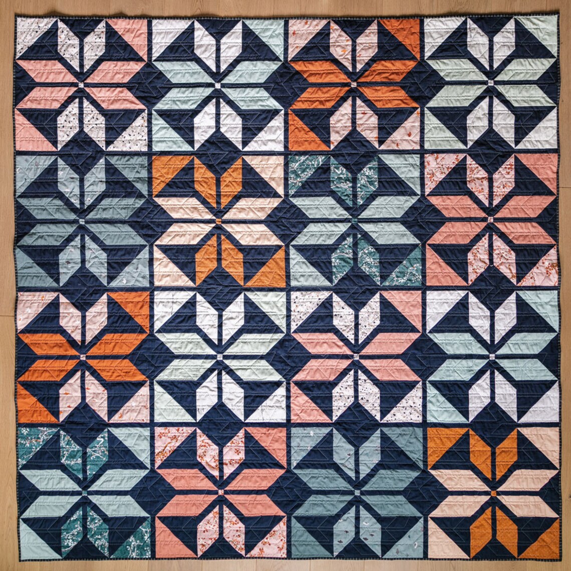 Holiday Party Quilt Pattern PDF Download - Fat Quarter Friendly Quilt ...