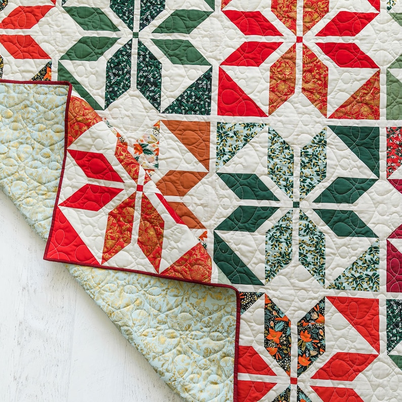 Holiday Party Quilt Pattern PDF Download - Fat Quarter Friendly Quilt ...