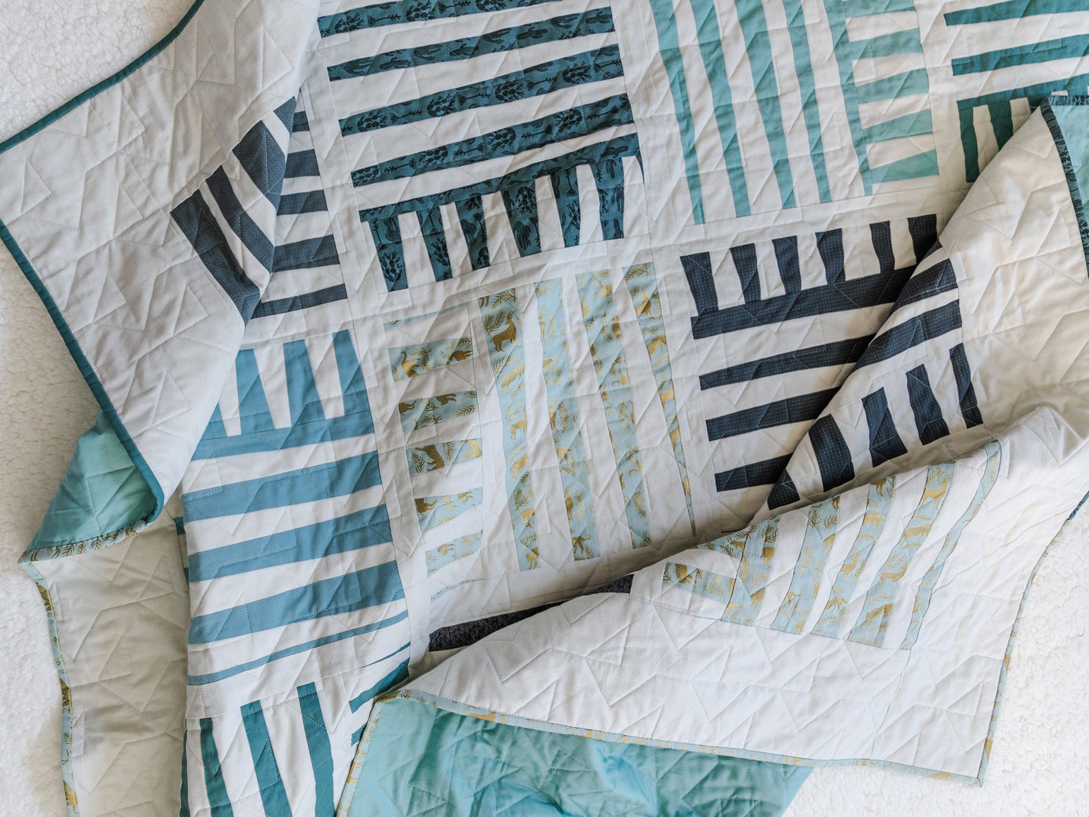 Shine Quilt Pattern PDF Download Improv Quilt Pattern With - Etsy