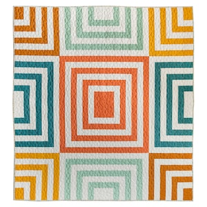 Fireside Quilt Pattern PDF Download - Easy Strip Quilt Pattern for ...