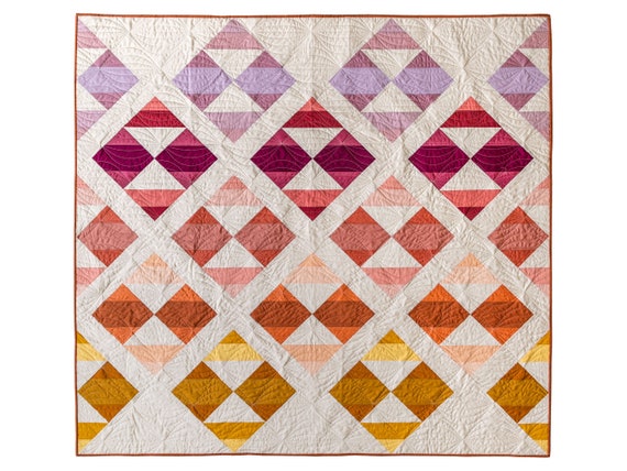 New Horizons Quilt Pattern PDF Download Modern Stitch and - Etsy
