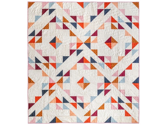 Summer Haze Quilt Pattern PDF Download Modern Quilt Pattern - Etsy
