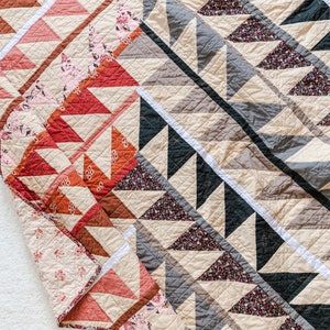 Gather Quilt Pattern PDF Download - Easy Modern Quilting Design With a ...