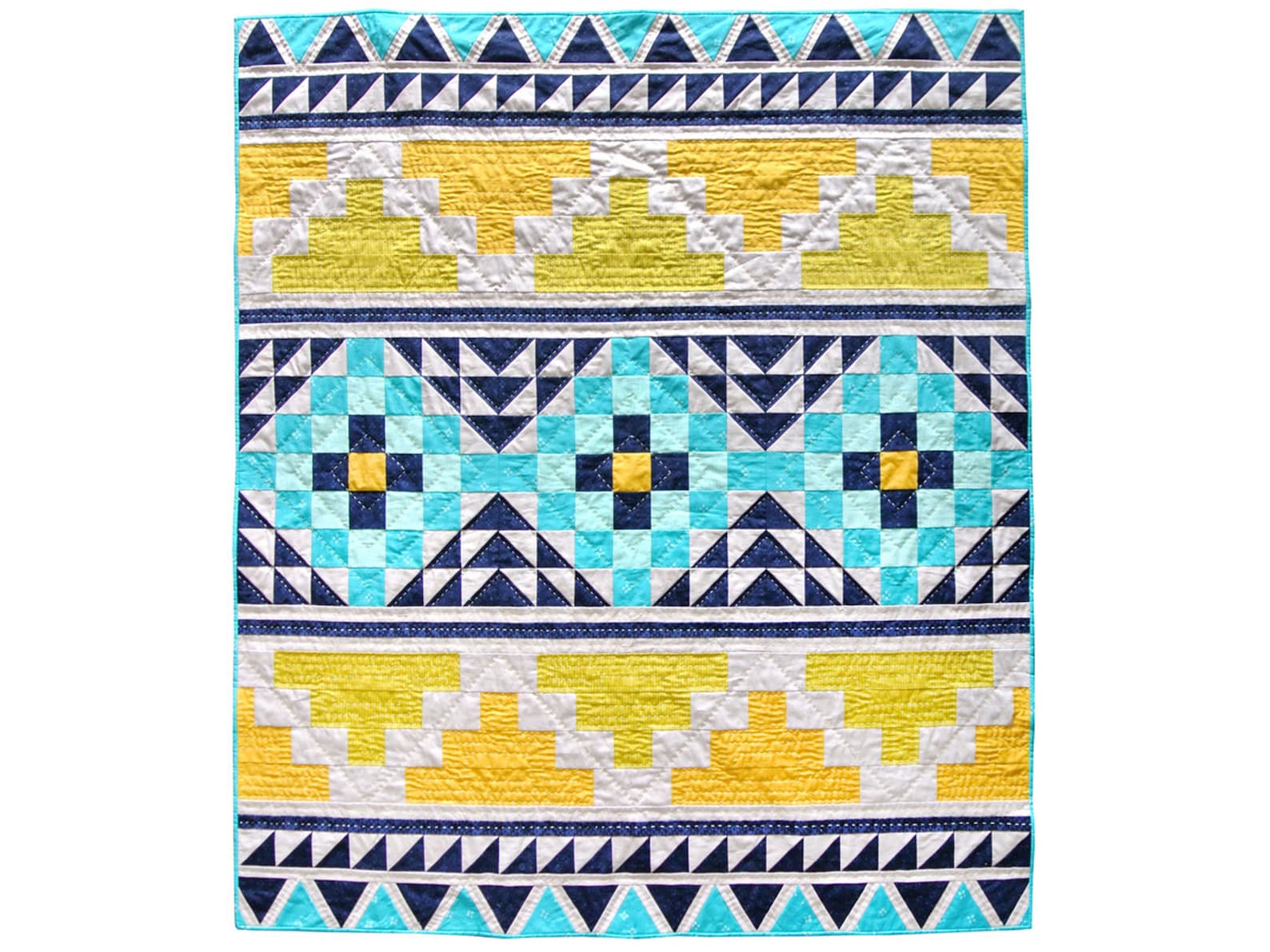 Mosaic Quilt Pattern PDF Download - Video Tutorial! Beginner-friendly ...