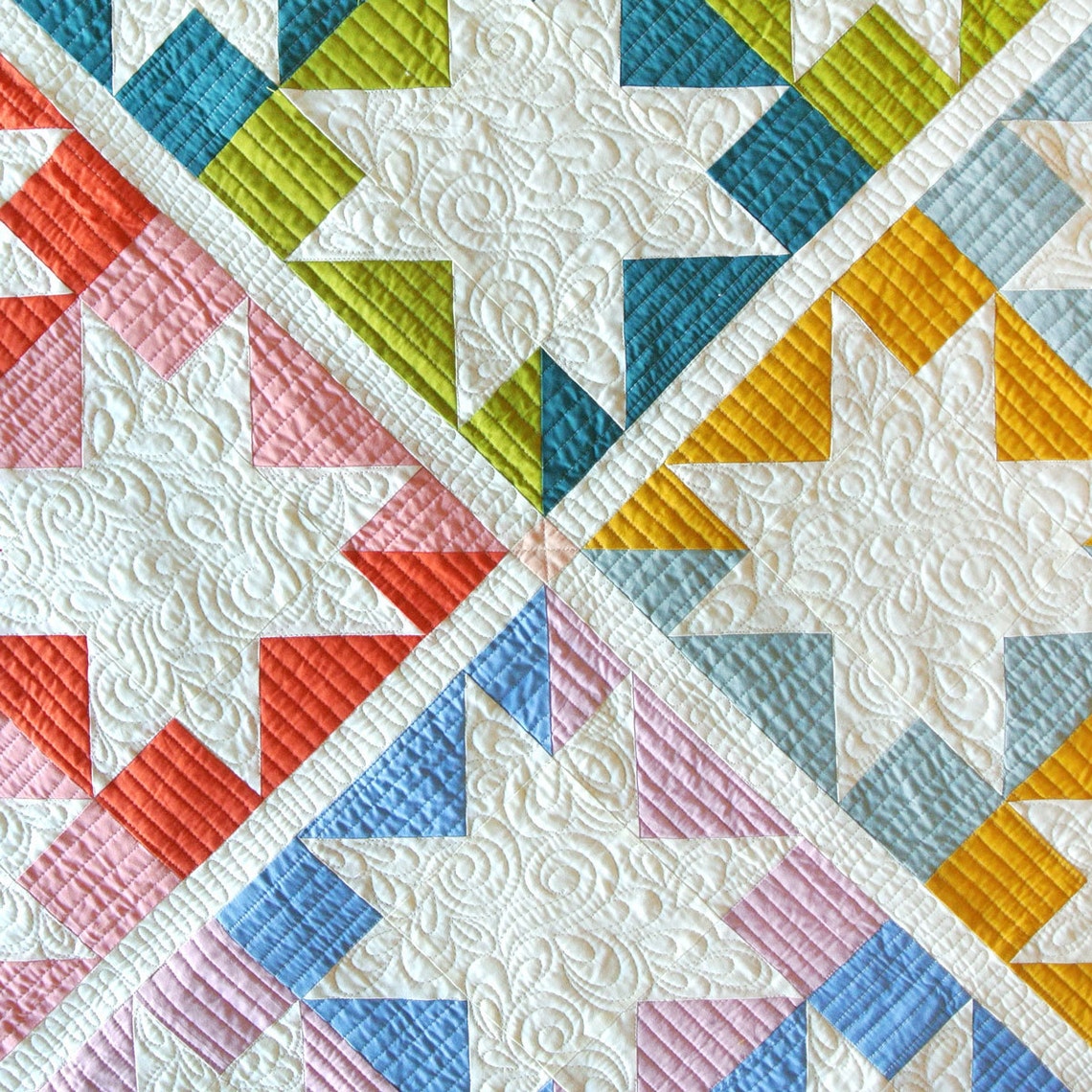 Stars Hollow Quilt Pattern PDF Download DIY Sewing for - Etsy