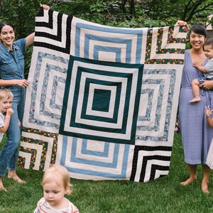 Fireside Quilt Pattern PDF Download - Easy Strip Quilt Pattern for ...