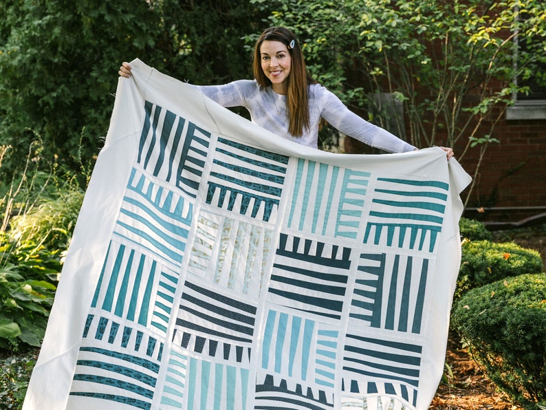 Shine Quilt Pattern PDF Download - Improv Quilt Pattern With Video ...