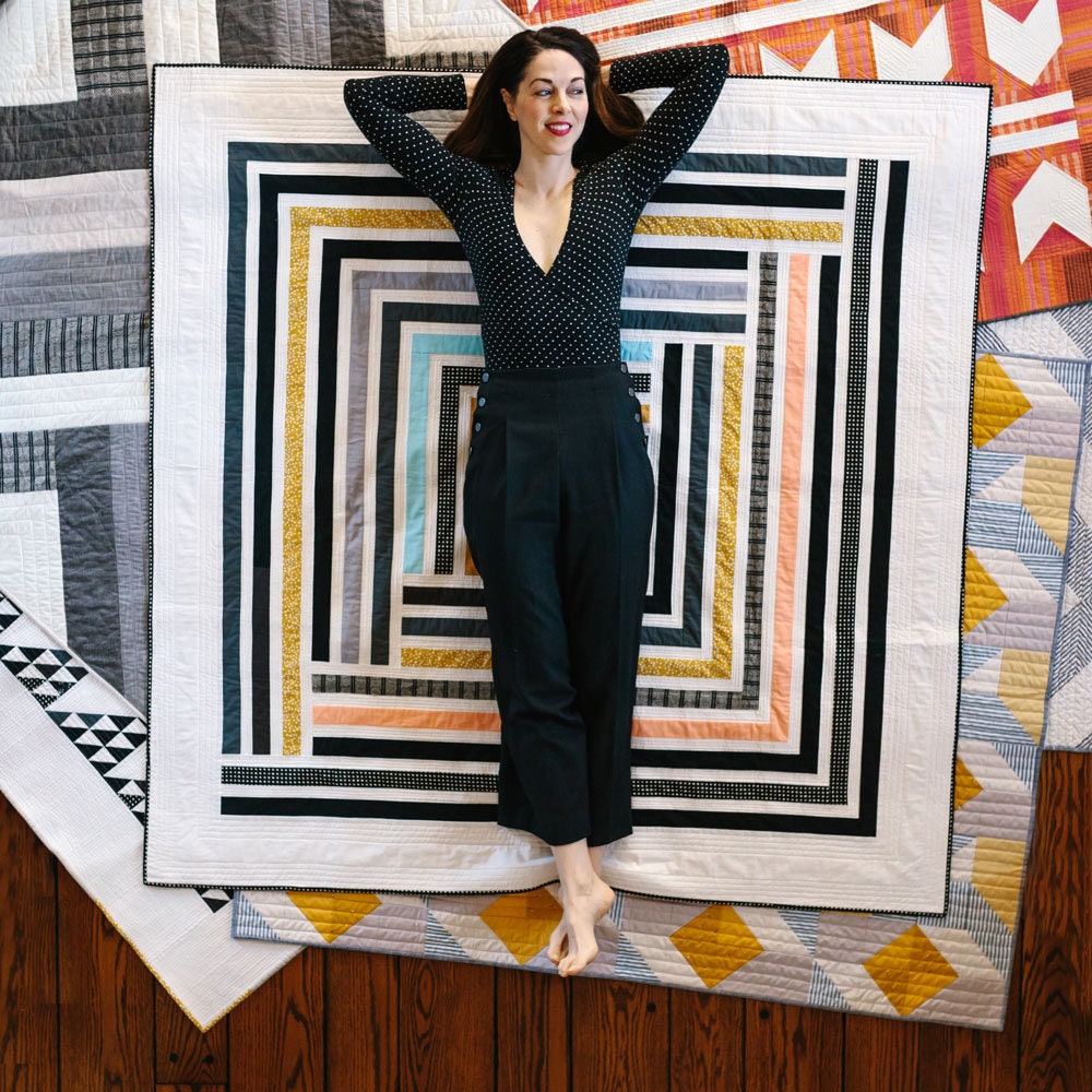 Campfire Quilt Pattern PDF Download Easy Modern Quilting | Etsy