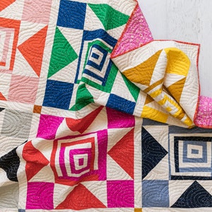 Shining Star Quilt Pattern PDF Download - Improv Star Quilt Pattern ...