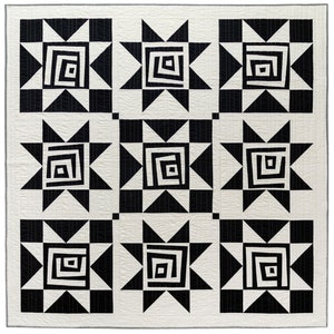 Shining Star Quilt Pattern PDF Download - Improv Star Quilt Pattern ...
