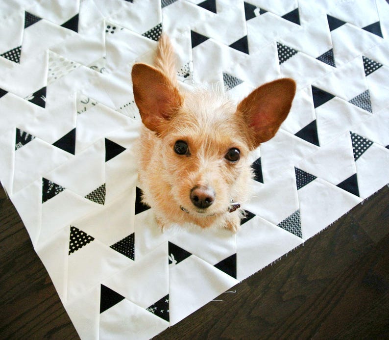 Minimal Triangles Quilt Pattern PDF Download - Easy Sewing for ...