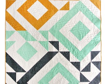 Modern quilt pattern | Etsy