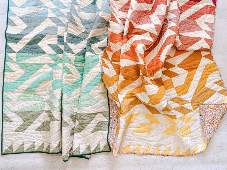 Voyage Quilt Pattern PDF Download - Fat Quarter Pre-cut Quilt Pattern ...