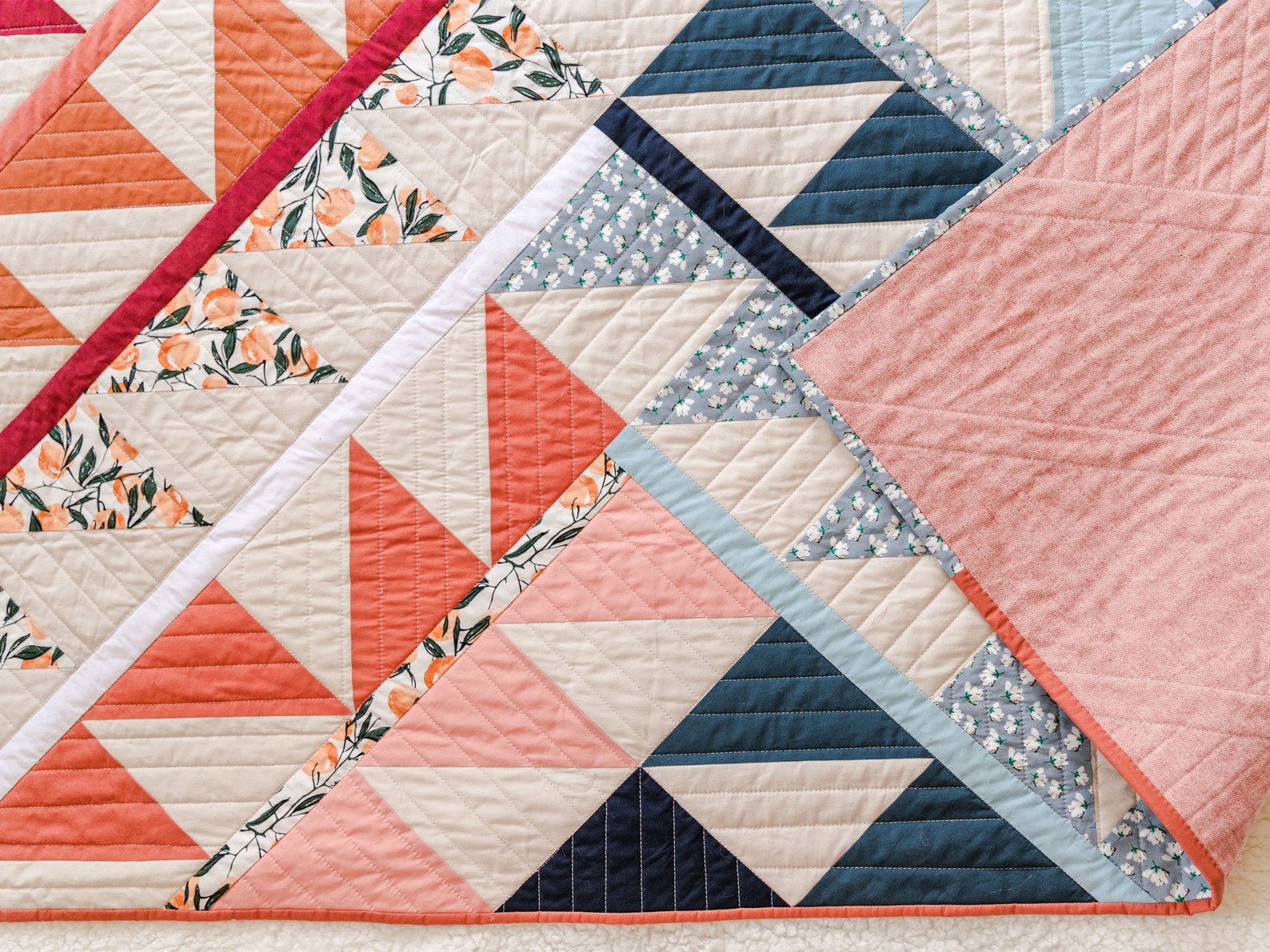 Gather Quilt Pattern PDF Download - Easy Modern Quilting Design With a ...