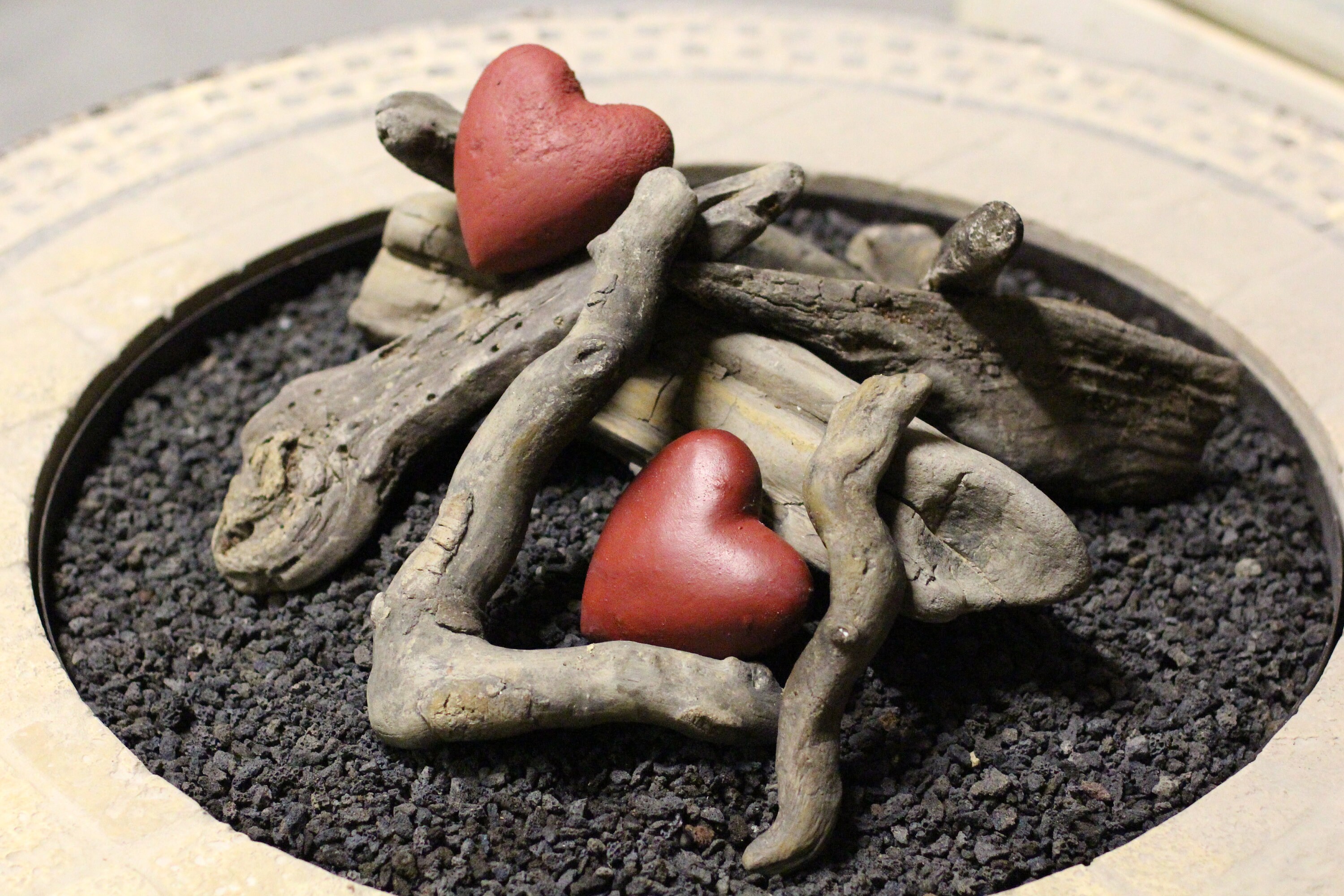 Ceramic Fire Heart - Etsy