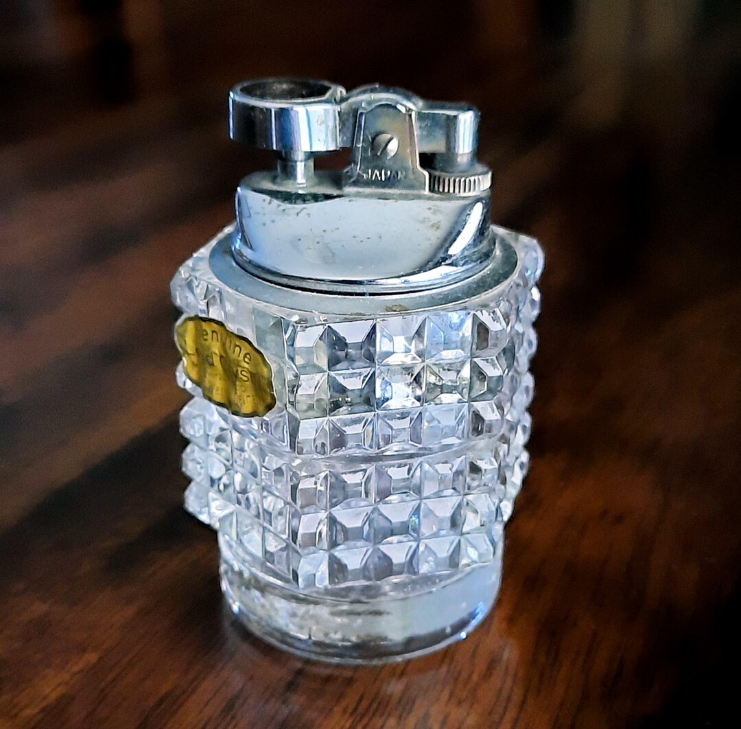 Vintage Lead Crystal Table Lighter Made in Western Germany With Foil ...