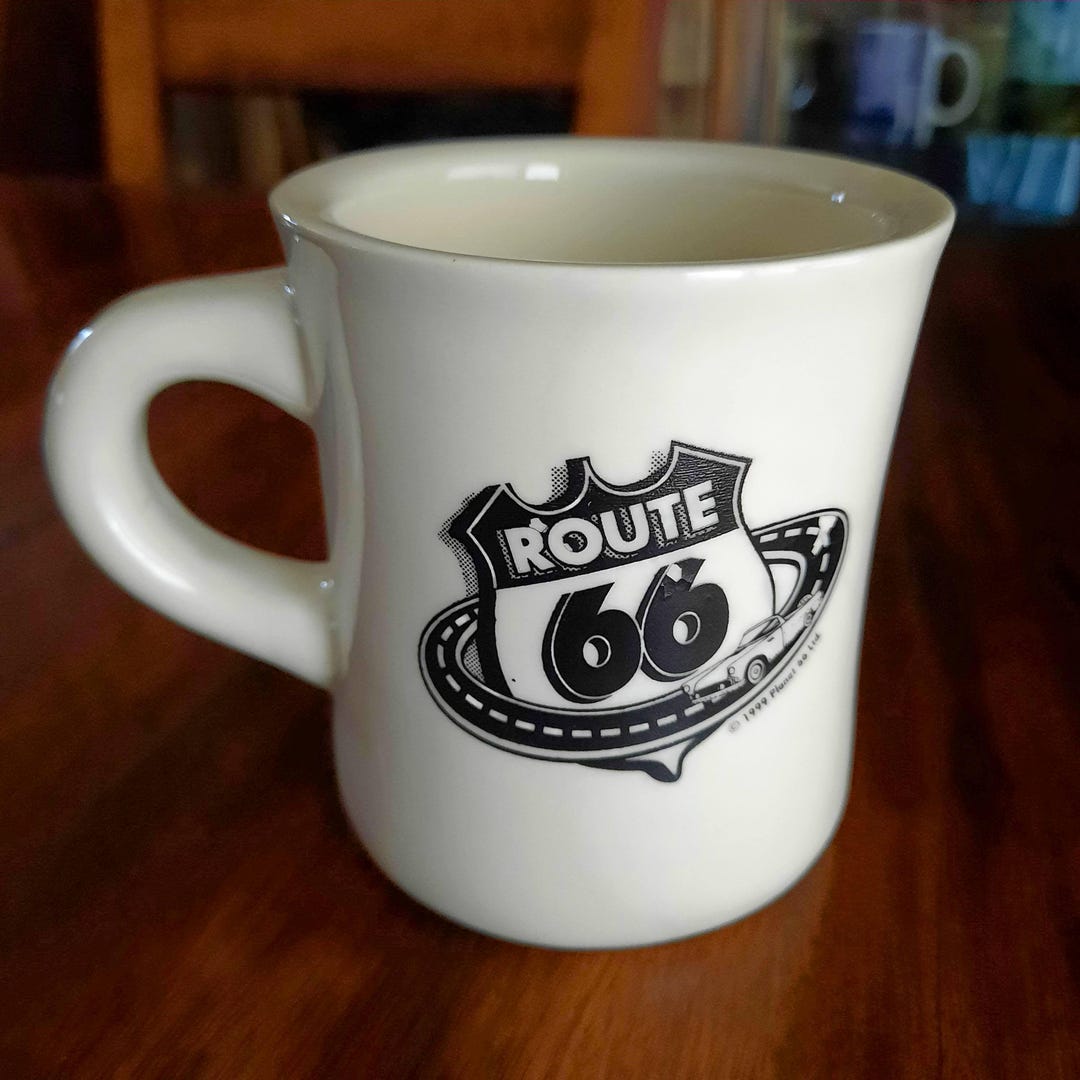MCM Vintage Style Route 66 Restaurant Mug - Etsy