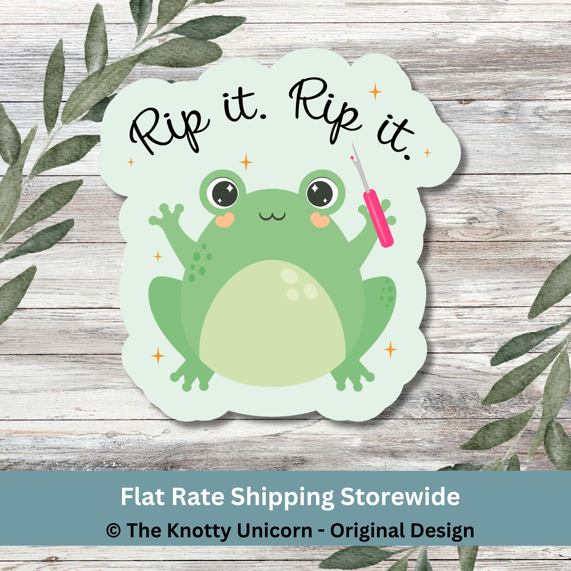 Cross Stitch & Embroidery Sticker, Funny Craft Sticker, Gift for ...