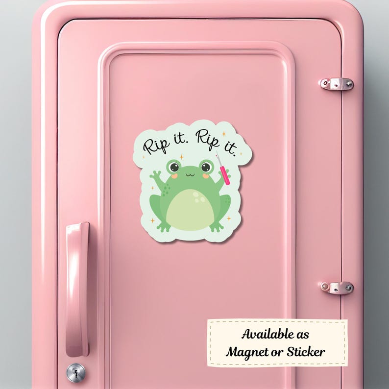 Cross Stitch & Embroidery Sticker, Funny Craft Sticker, Gift for ...