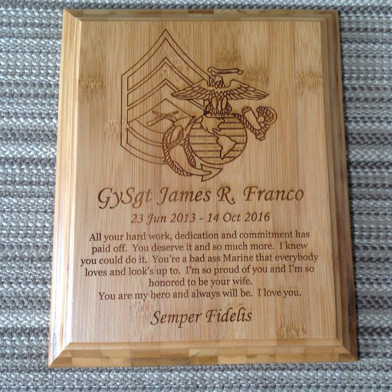 Military Plaque - Etsy