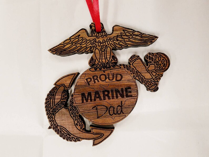 Marine Corps EGA Christmas Ornaments and Military Dog Tag | Etsy