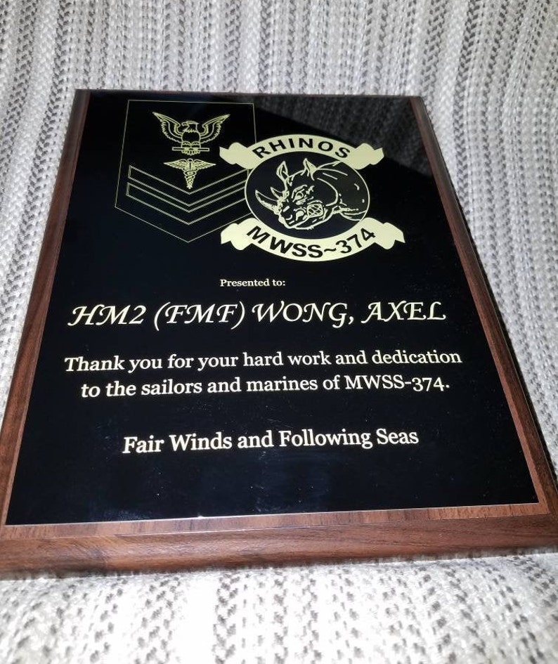 Military Plaques - Custom Military, Marine Corps, Navy, Air Force, Army ...