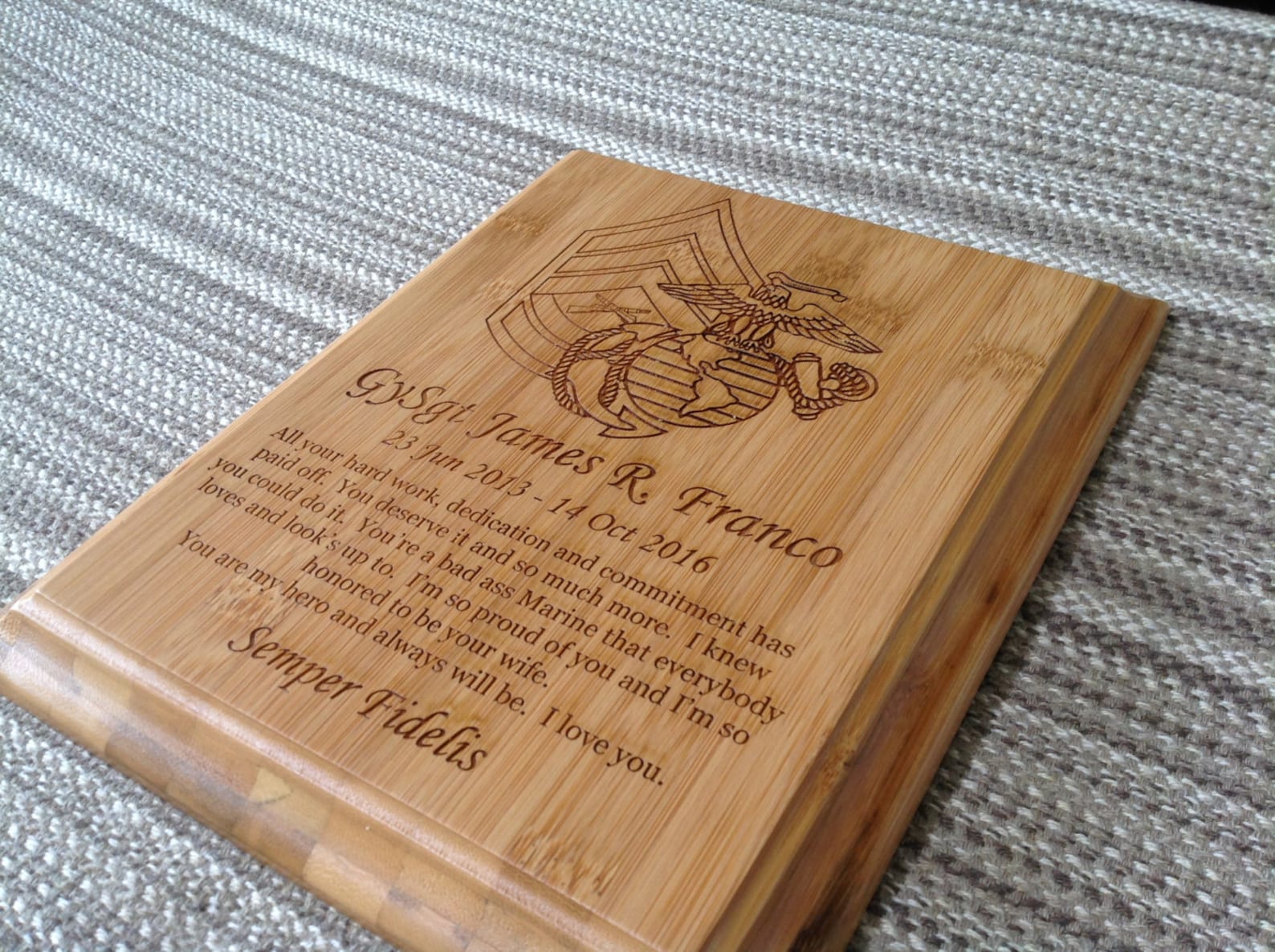 Custom Military Plaques - Military, Air Force, Navy, Marine Corps, Army ...