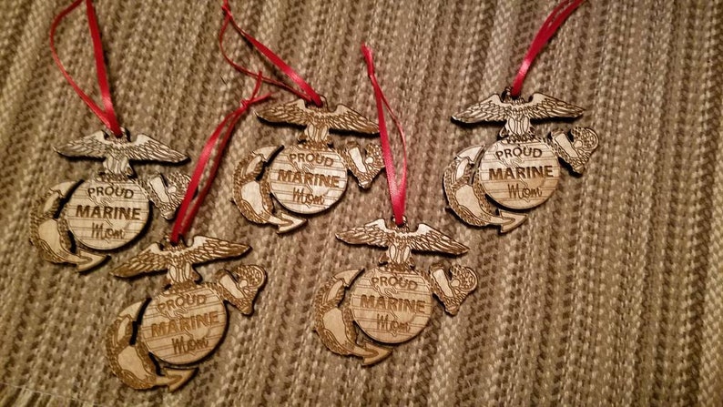 Marine Corps EGA Christmas Ornaments and Military Dog Tag | Etsy