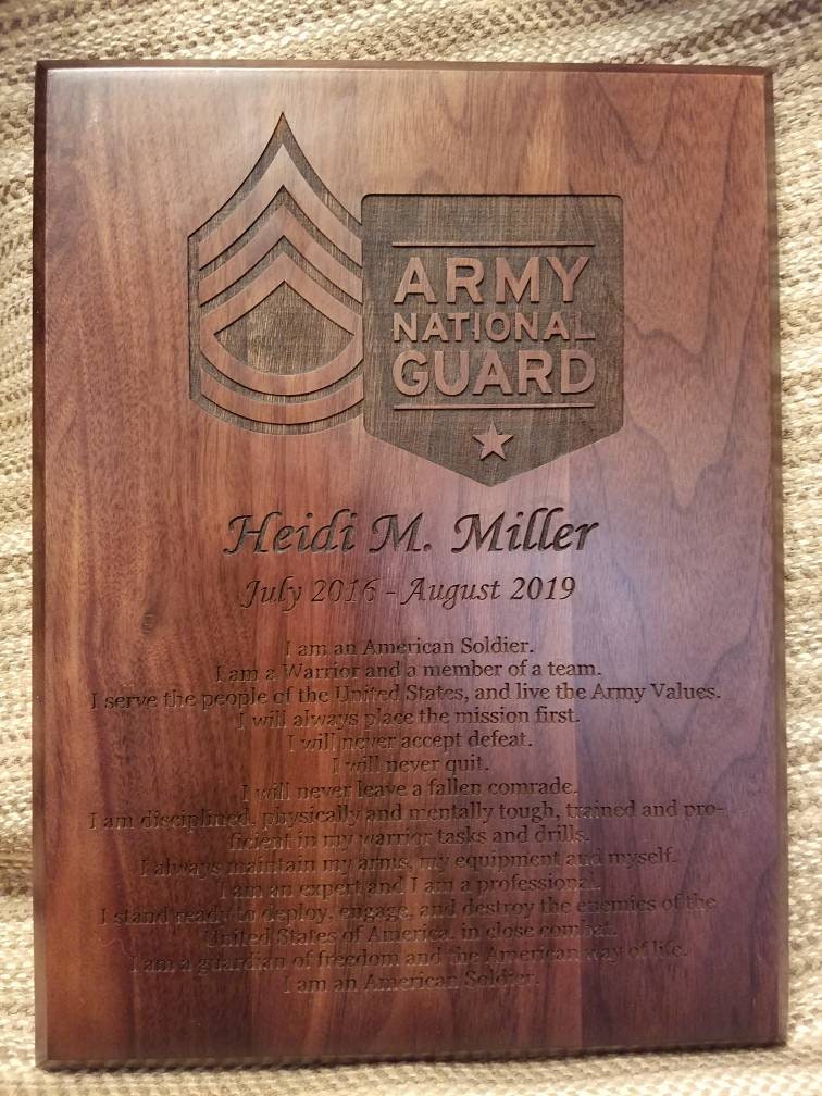 Custom Military Plaques - Military, Air Force, Navy, Marine Corps, Army ...