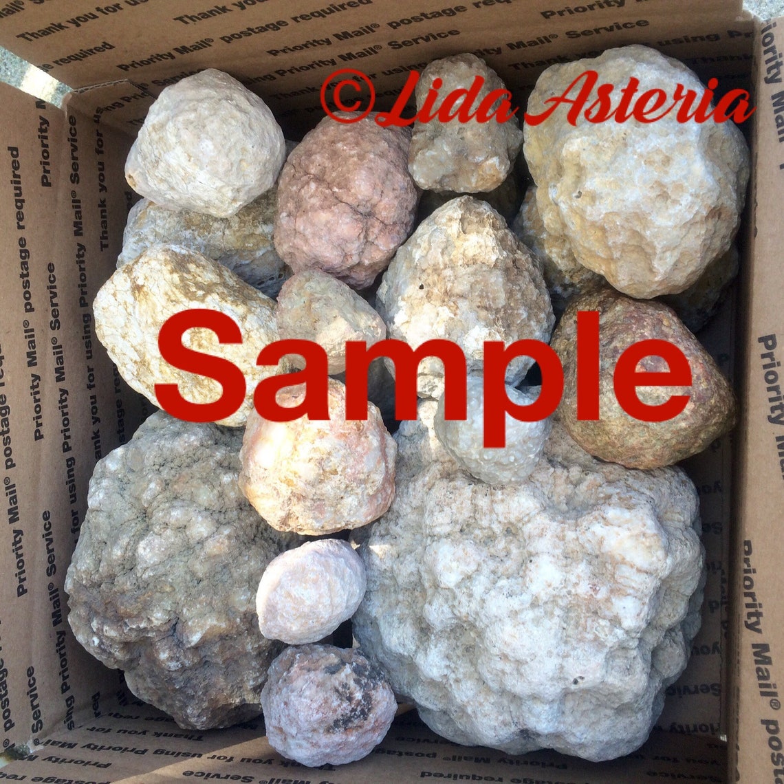 8-10lbs Unopened Geodes Mixed Variety Natural Raw Quartz | Etsy