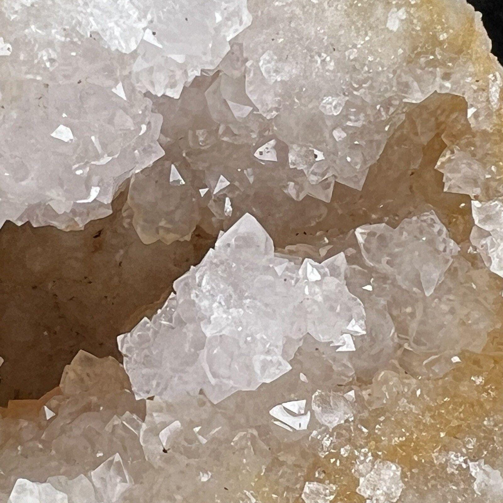 Crystal Geode Quartz Cluster Natural Mineral Specimen Golden Healer 4 ...