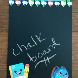 Personalized Chalkboard, Homework Board, Message Board, Back to School ...
