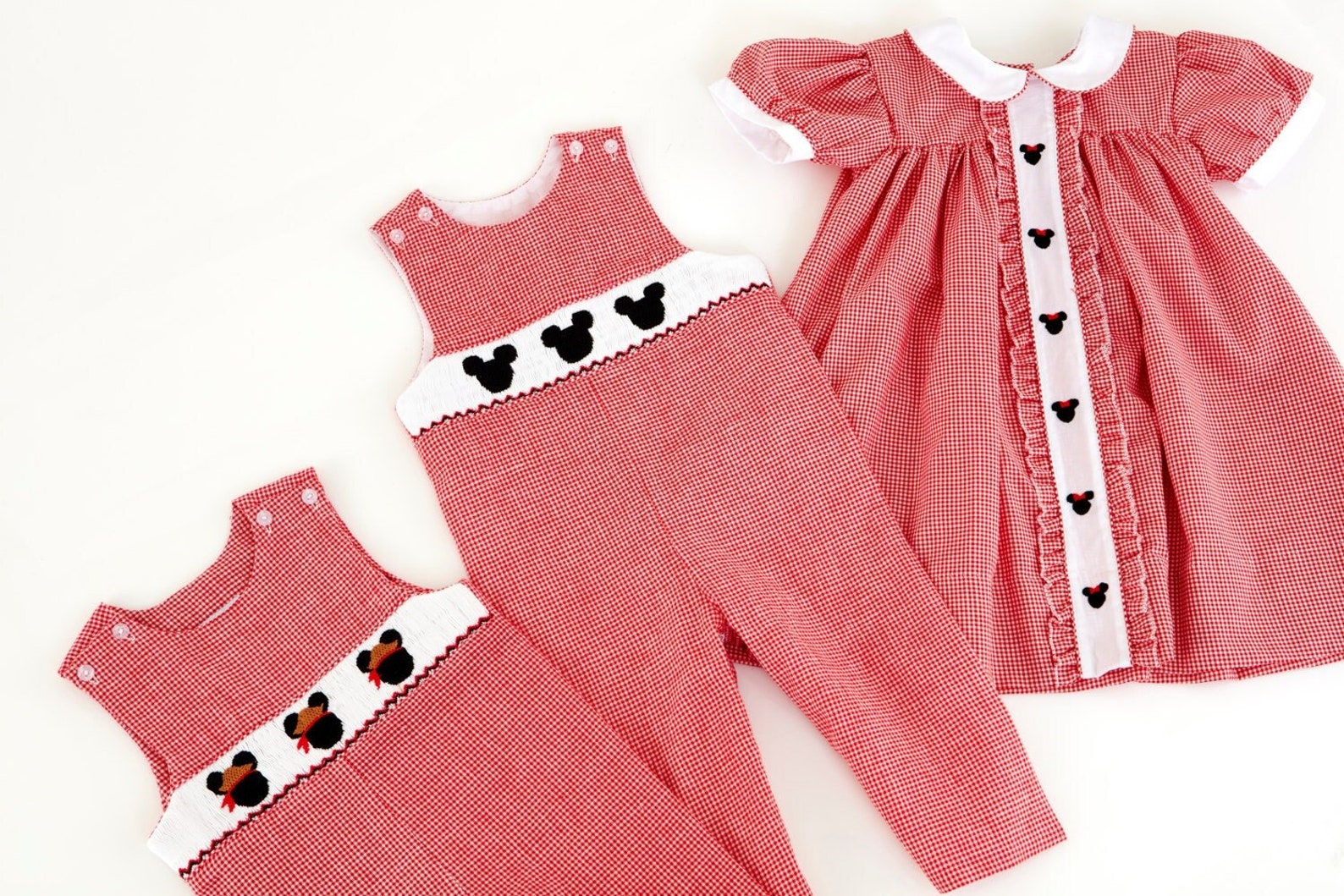 Mouse Ears Embroidered Dress Inspired by Minnie - Etsy