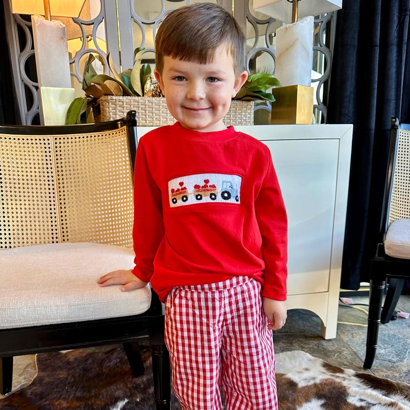 Tractor Smock Boy - Etsy
