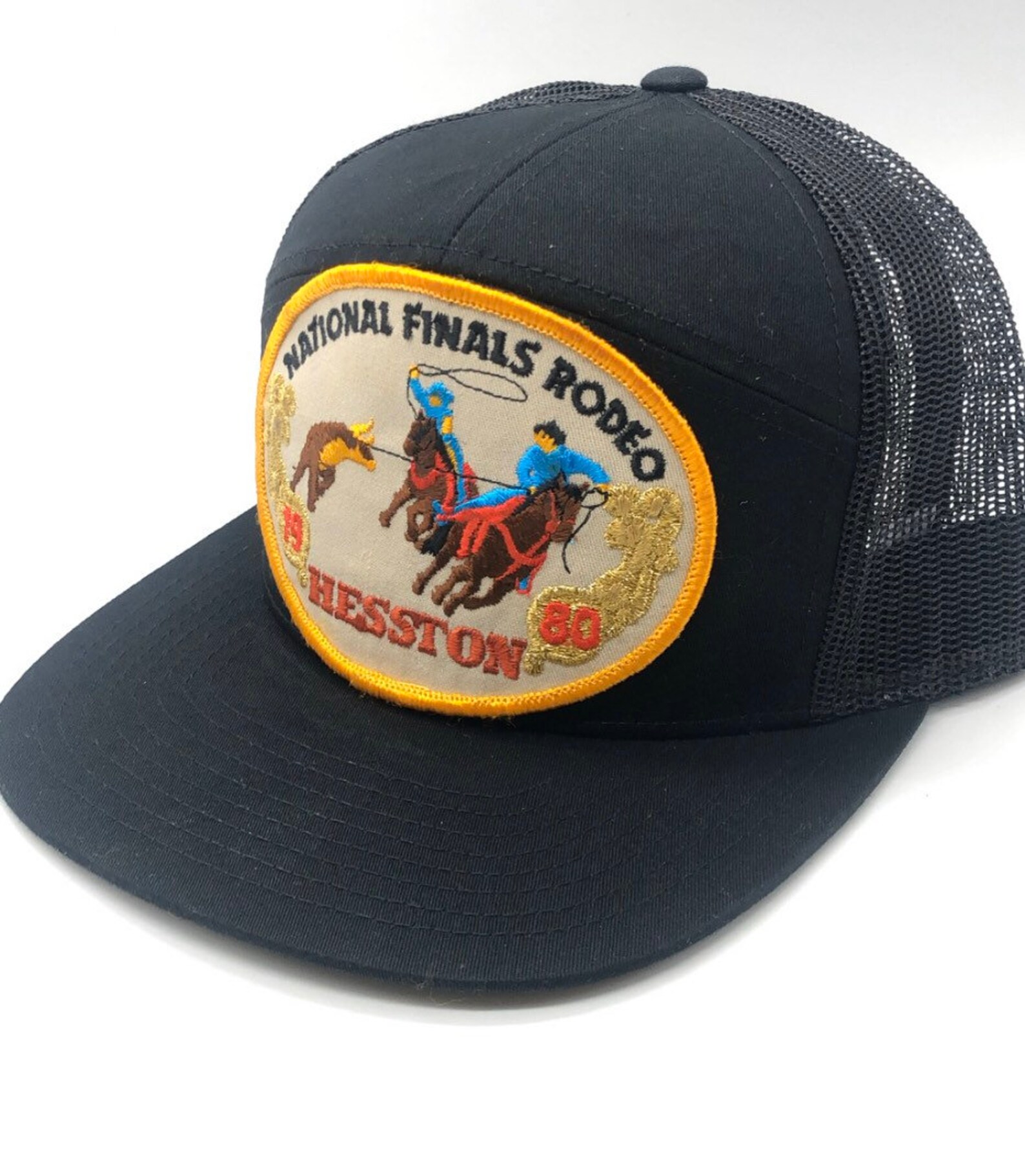 1980 Repurposed Hesston NFR Rodeo Cap | Etsy