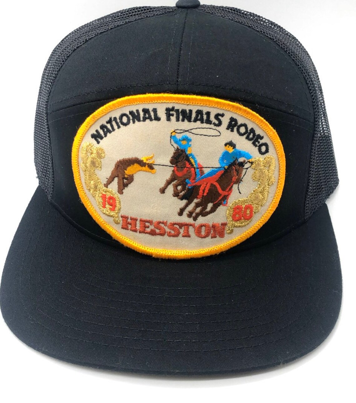 1980 Repurposed Hesston NFR Rodeo Cap | Etsy