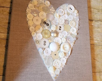 Canvas Button Art - Etsy