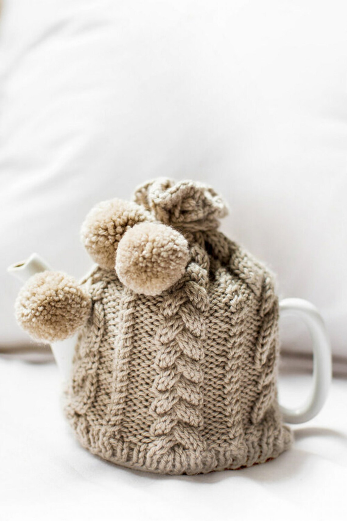 Cabled Tea Cosy Knitting Pattern - Etsy