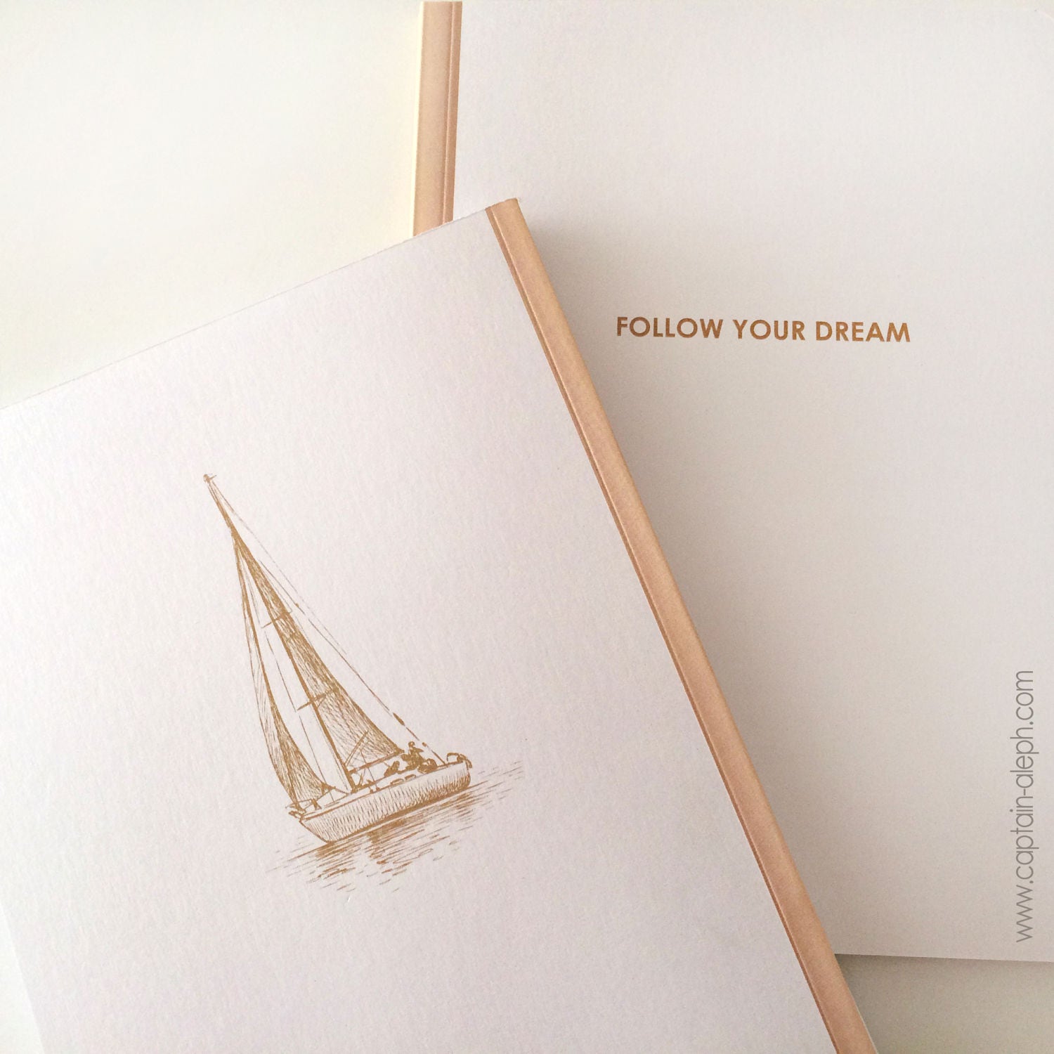 Good Vibes Gift, Sail Boat Notebook, Coastal Style Notebook, Nautical ...